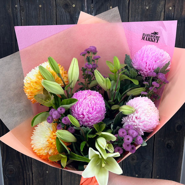 Amber Bouquet – Hahndorf Market Florist
